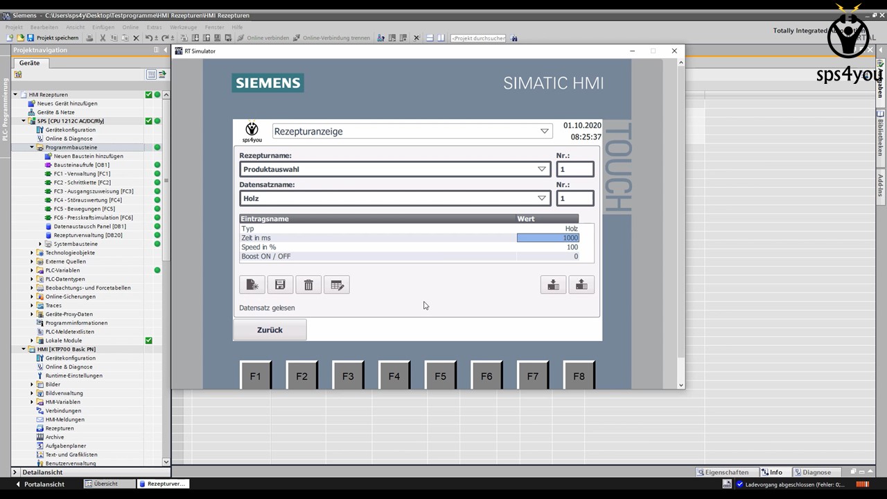 SPS programmieren lernen - Visualisierung mit WinCC (TIA-Portal ...
